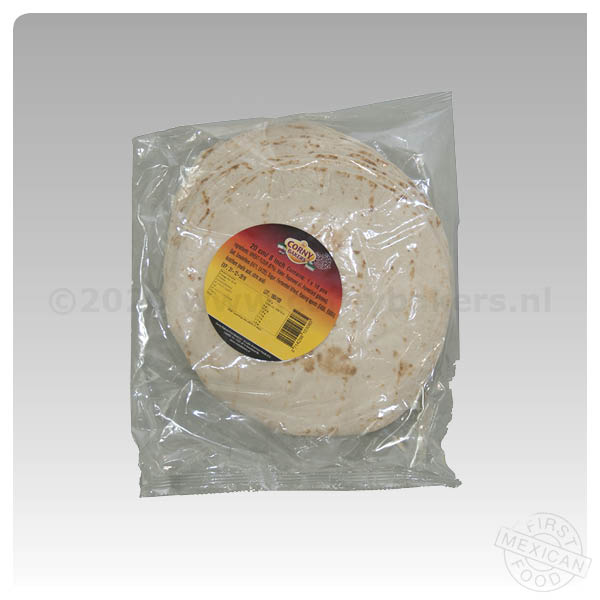 FLOUR TORTILLAS 8"/20CM CB 6/18ST - Corny Bakers