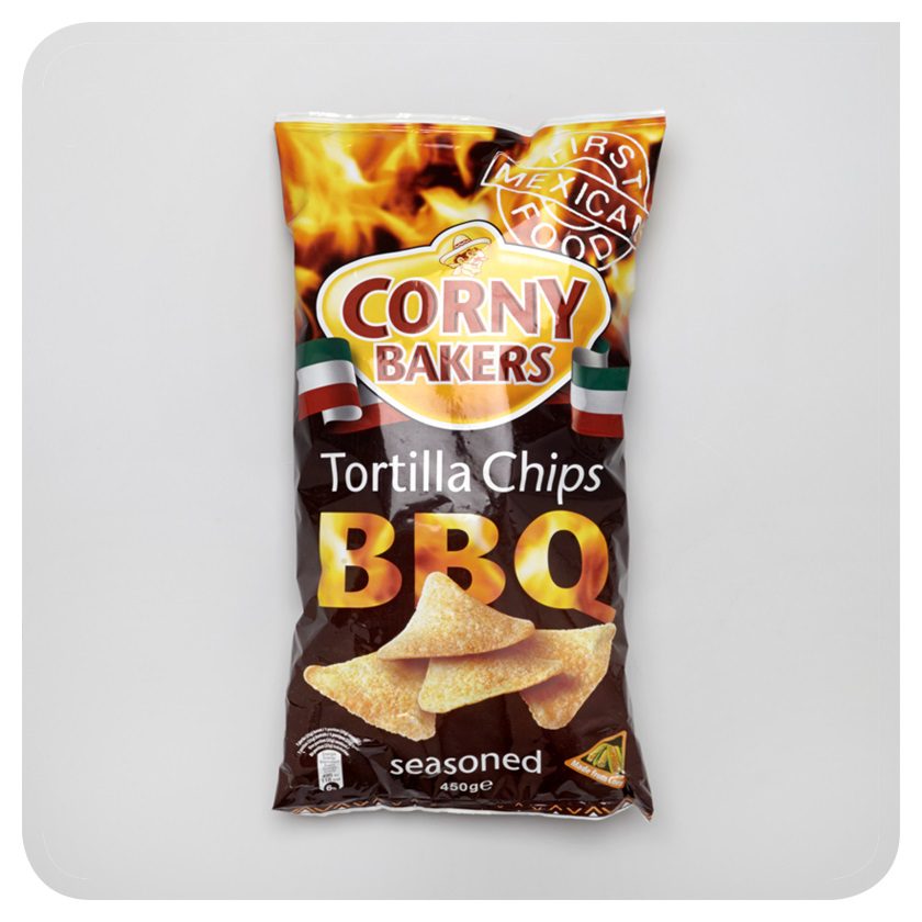 TORTILLA CHIPS BBQ CB 12/450GR - Corny Bakers