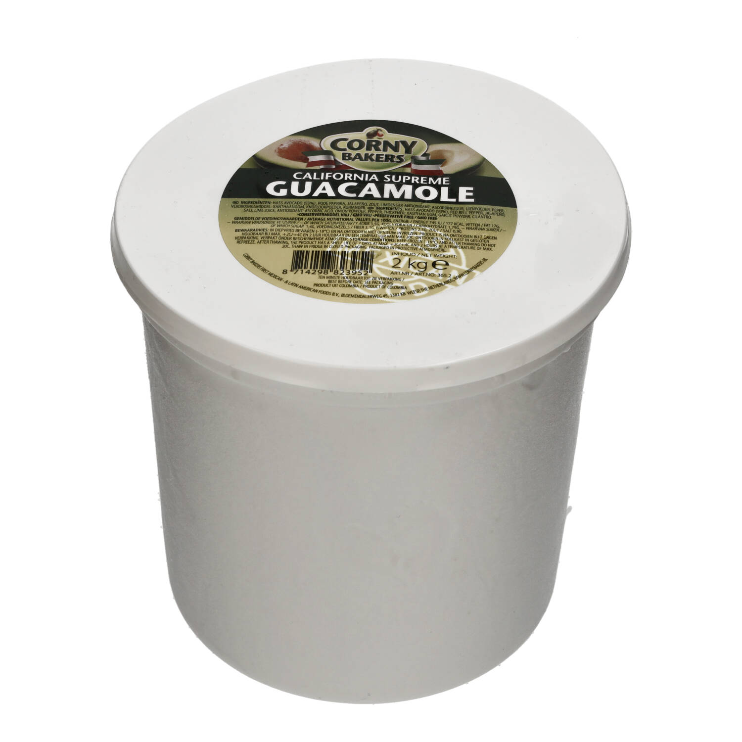 CALIF SUPR GUAC "CORNY BAKERS" 6/2KG - Corny Bakers